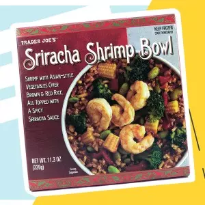 Trader Joe's Siracha Shrimp Bowl