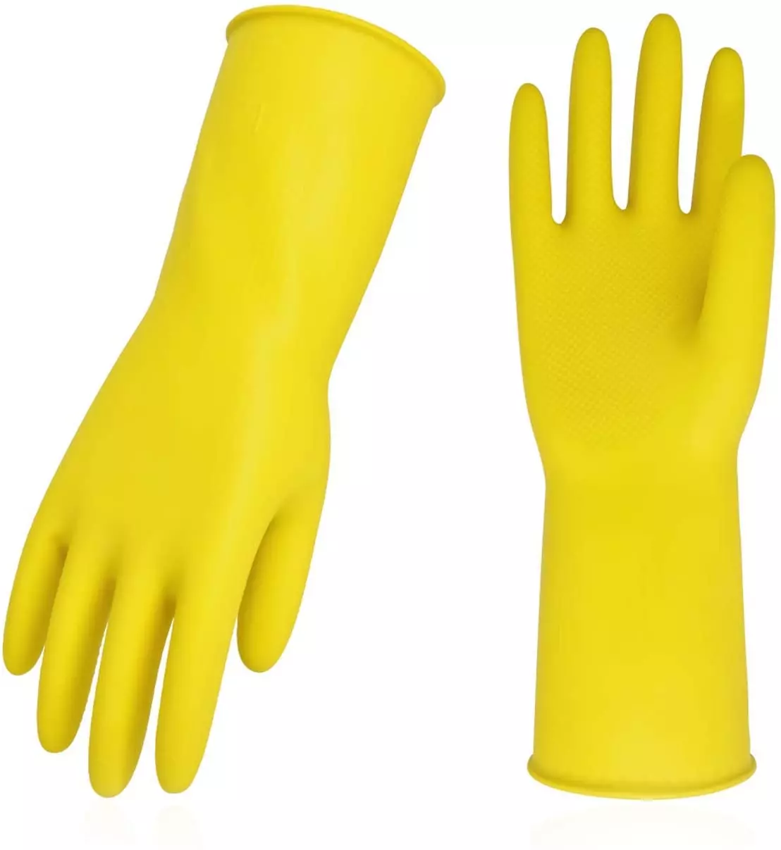 Vgo 10 paires de gants ménagers réutilisables
