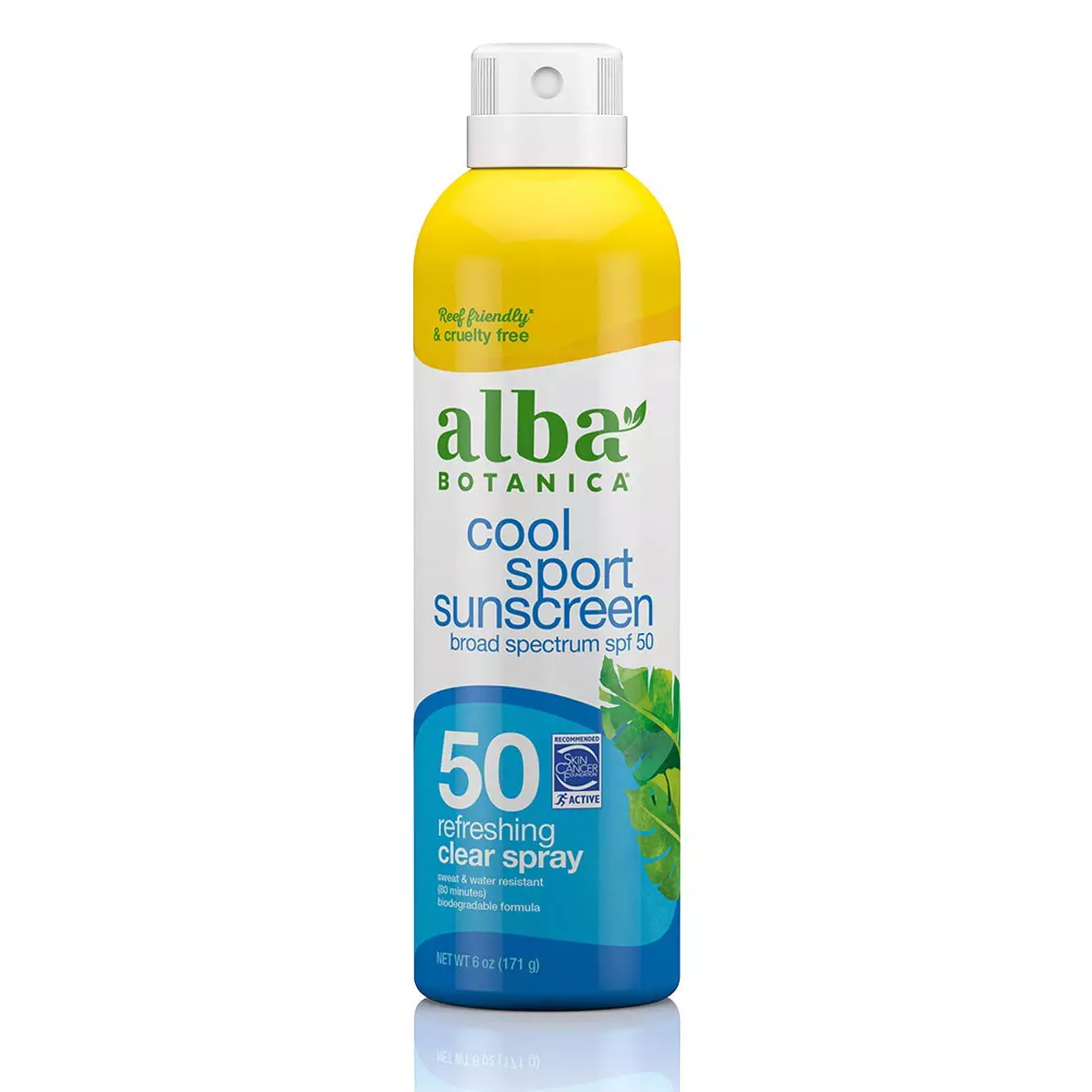 Alba Botanica Cool Sport Refreshing Clear Spray SPF 50 Protector solar