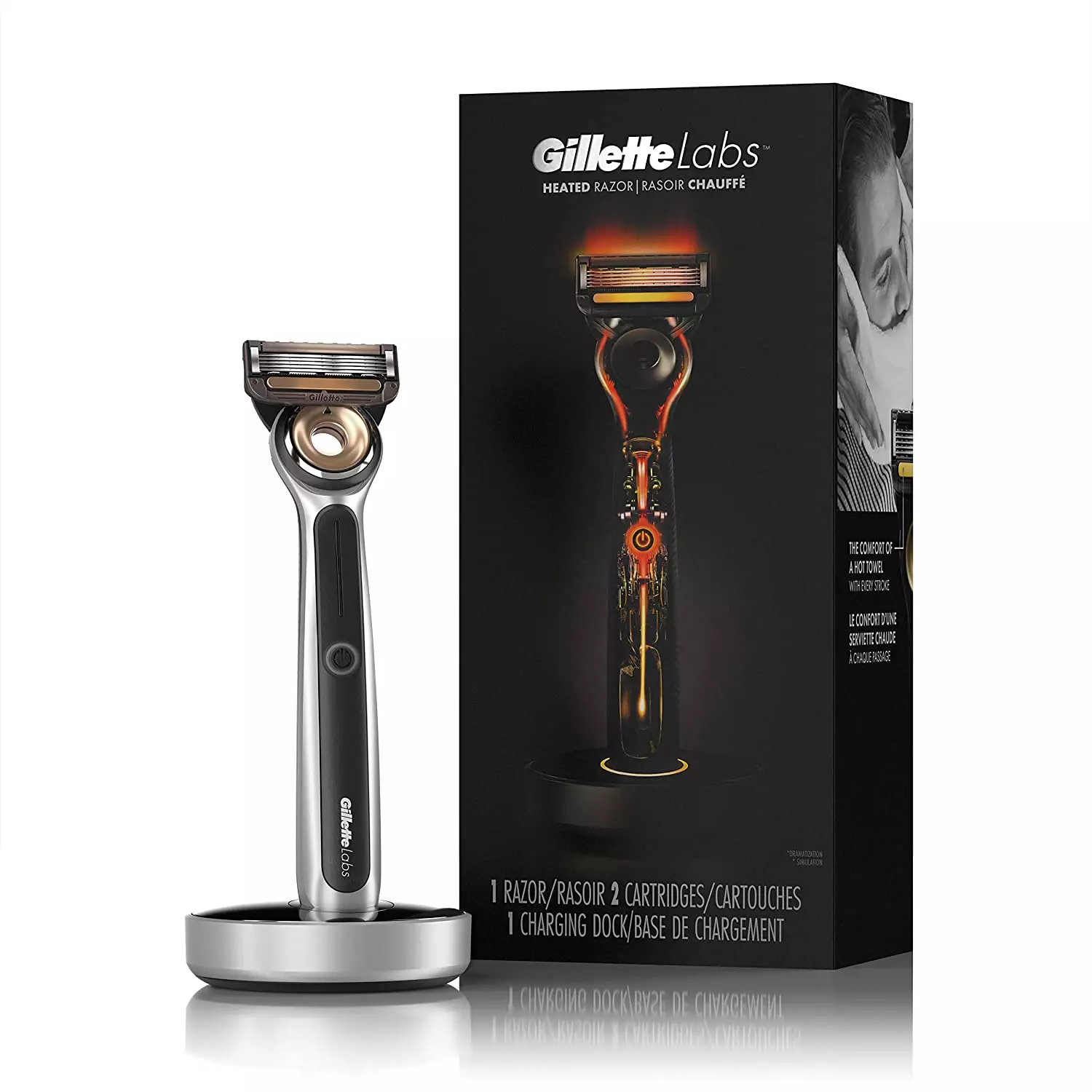 Gillette GilletteLabs Heated Razor შემქმნელის ნაკრები - საუკეთესო საპარსები მამაკაცებისთვის