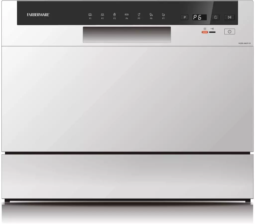 Farberware Pwofesyonèl Compact Portable Countertop Dishwasher