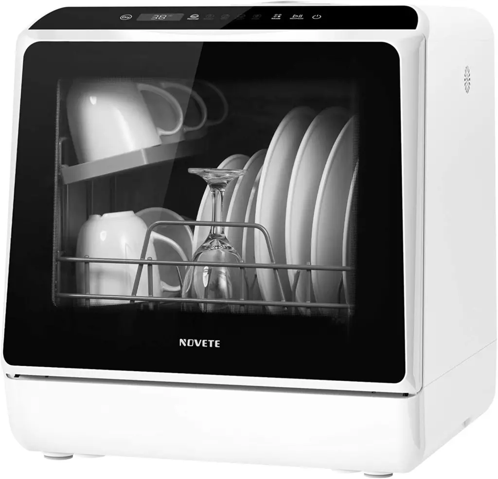 NOVETE Compact Dishwasher, pi bon machin alave pòtab 2021