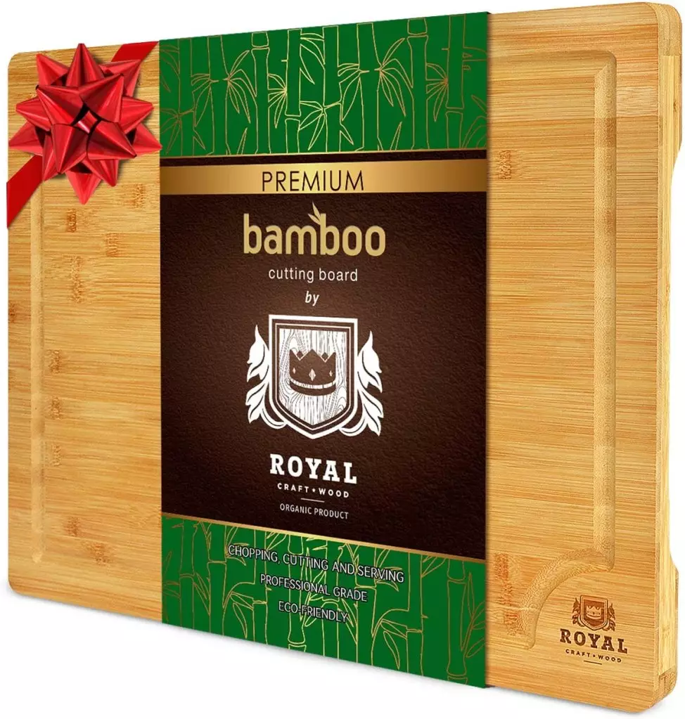 Royal Craft Wood Organic Banbou Koupe Komisyon Konsèy