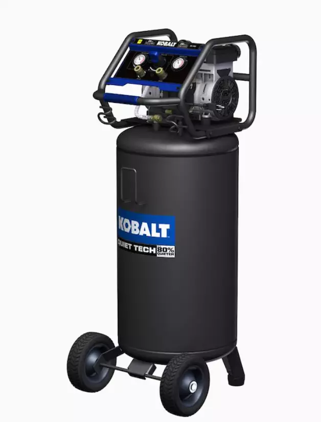 I-Kobalt QUIET TECH 26-Gallon yeSigaba esinye esiphathwayo soMbane esithe nkqo isiCompressor soMoya