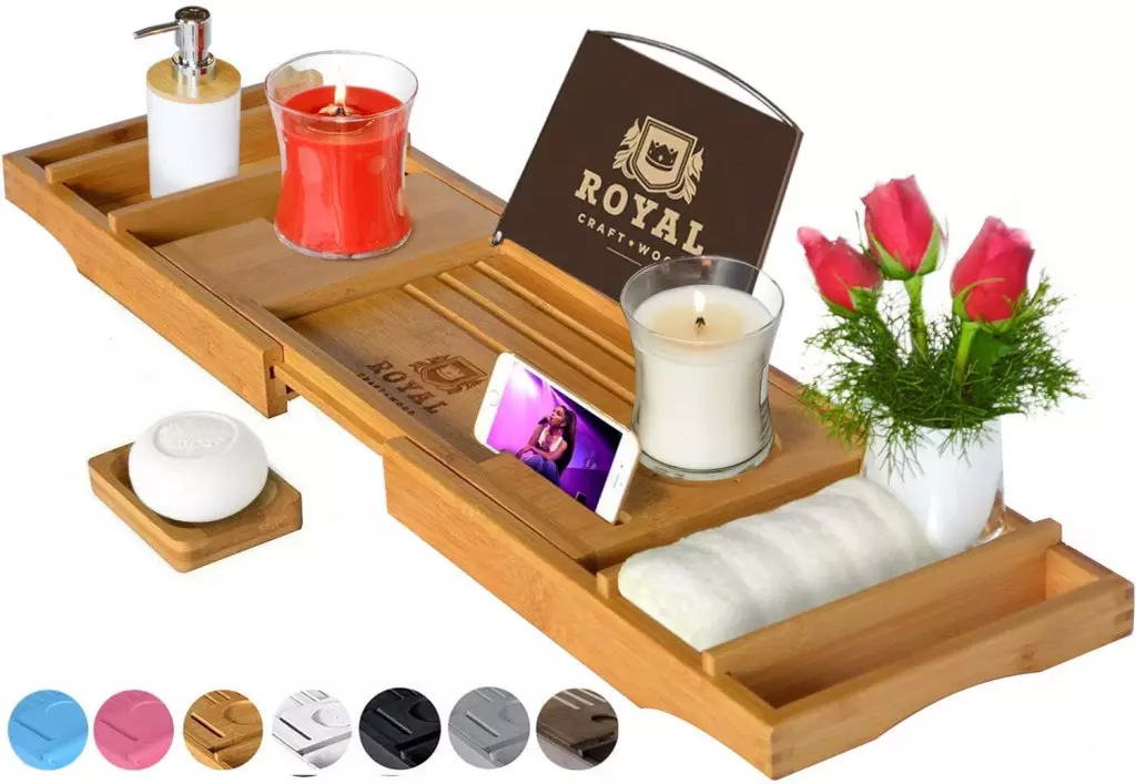 bathtub tray royal craft wood luxury