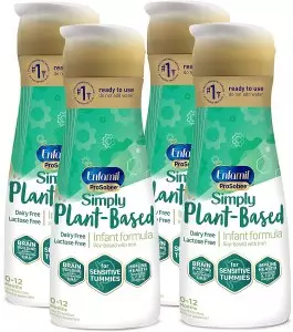 Formula per bambini senza lattosio a base vegetale