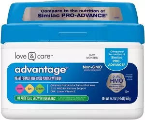 Love & Care Advantage Non-GMO* formula za dojenčad na bazi mlijeka u prahu sa željezom