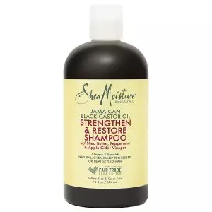 SheaMoisture Strengthen & Restore שמפו לשיער פגום