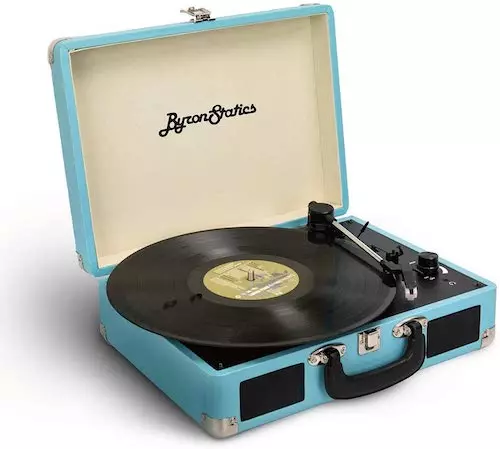 Byron Statics Vinyl Record Player၊ 3 Speed Turntable Record Player