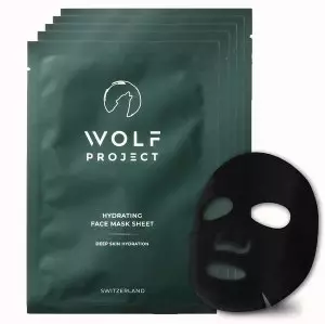 Wolf Project Hydrating Face Mask Sheet - kalozera wodzikongoletsa kwa amuna akuda