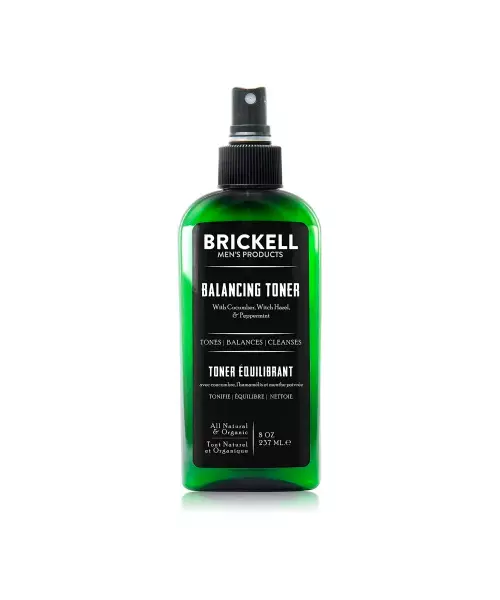 „Brickell Men's Balancing Toner“ – geriausi 2020 m. priežiūros produktai juodaodžiams vyrams