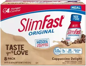 SlimFast Original Cappuccino ụtọ ịma jijiji