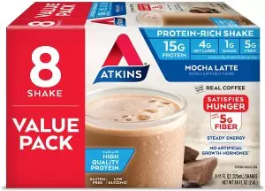 Atkins Mocha Latte Protein bara ọgaranya