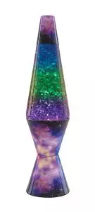 مصباح الحمم Schylling Colormax مع قاعدة ملصق جالاكسي