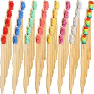 miglior spazzolino da denti in bambù sfuso 40 pezzi