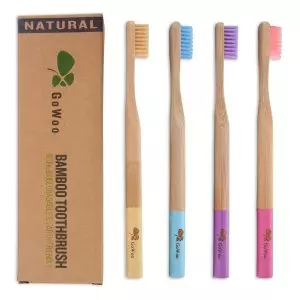 miglior spazzolino da denti in bambù gowoo