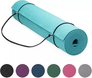 gaiam essentials yoga mat, gym bag essentials