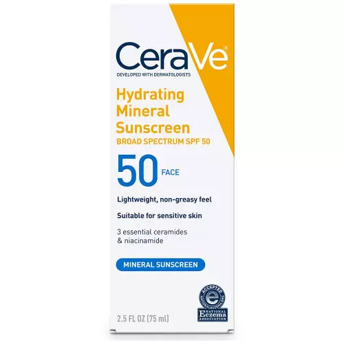 cerave hydrating mineral mineral sunscreen