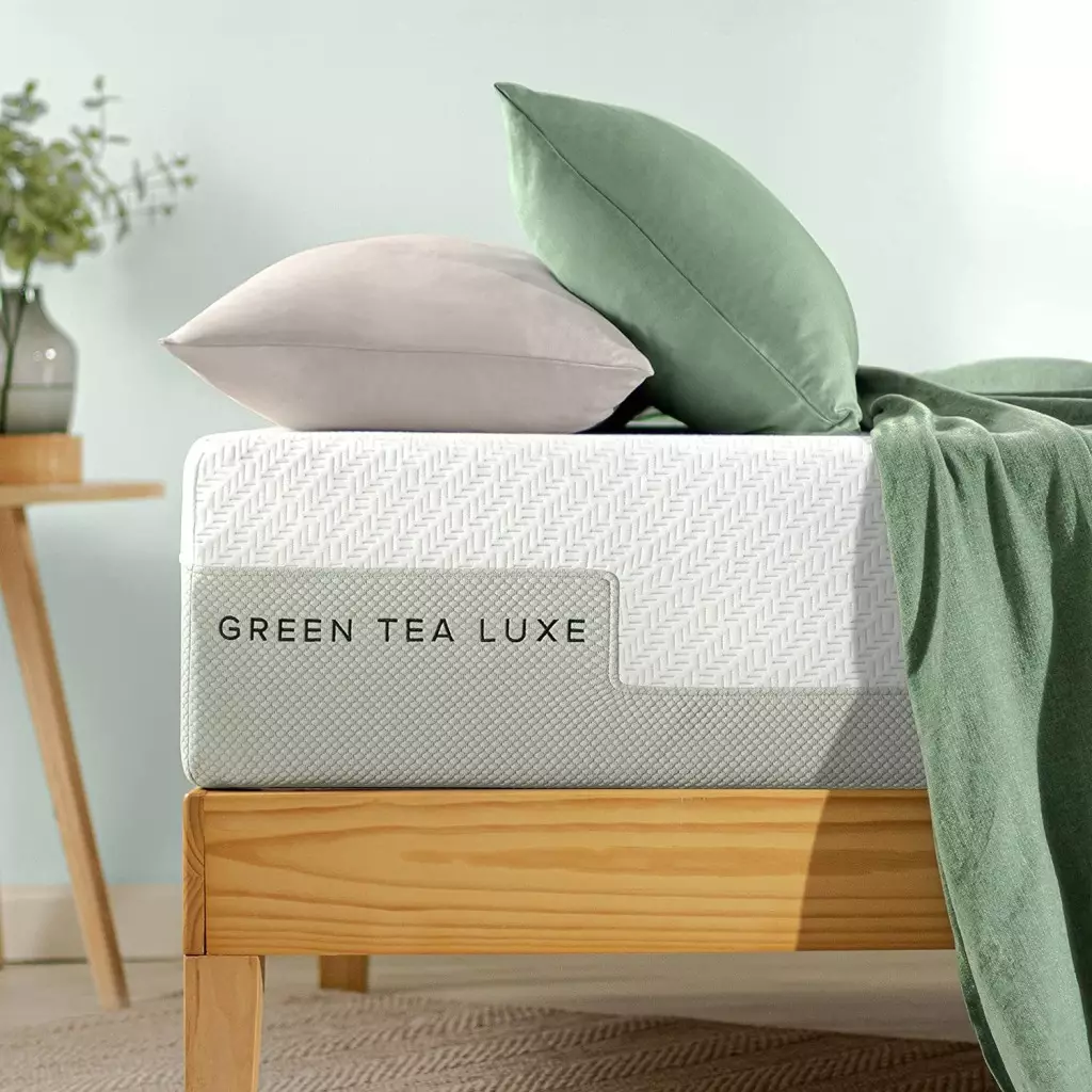 ZINUS 12-palcový matrac zo zeleného čaju Luxe s pamäťovou penou