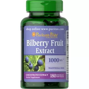 bilberry extract ng puritan's pride, paano mapupuksa ang black eye