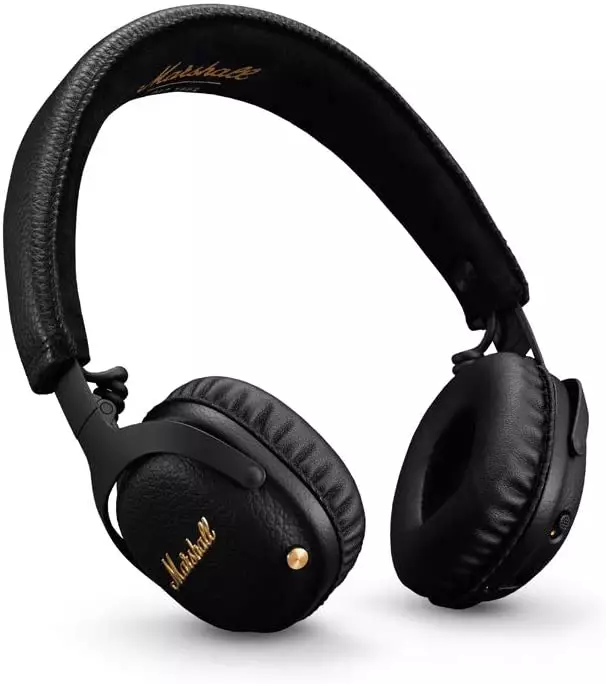 Marshall Mid ANC mustat langattomat Bluetooth-kuulokkeet