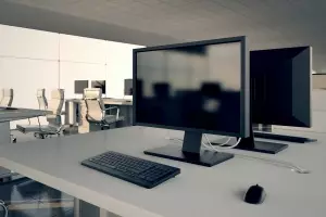 workstation ergonomis, monitor ergonomis