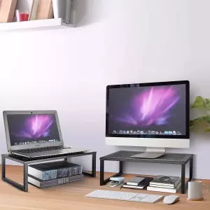 monitor riser, workstation ergonomis