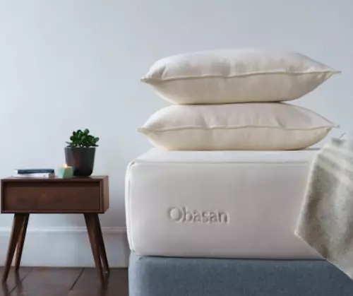 Obasan Organic Shredded Rubber Pillow