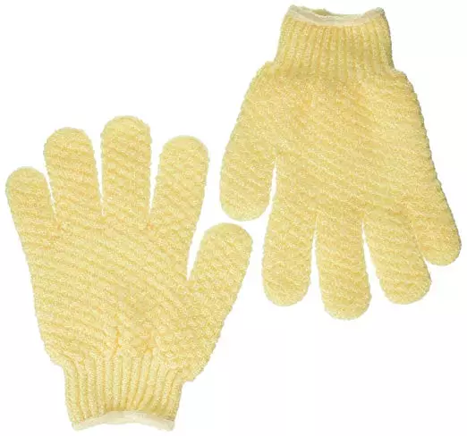 sarung tangan pengelupasan best scrubbing mitts kulit licin earth therapeutics natural hydro