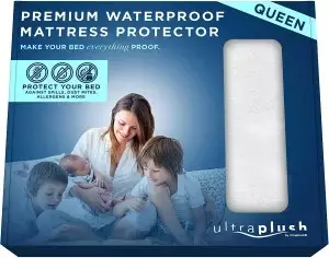 Ultra Plush 100% vatnsheldur Premium dýnuvörn
