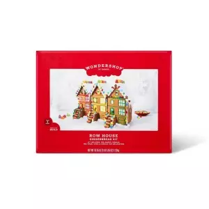 Kit de casas adosadas navideñas de pan de jengibre