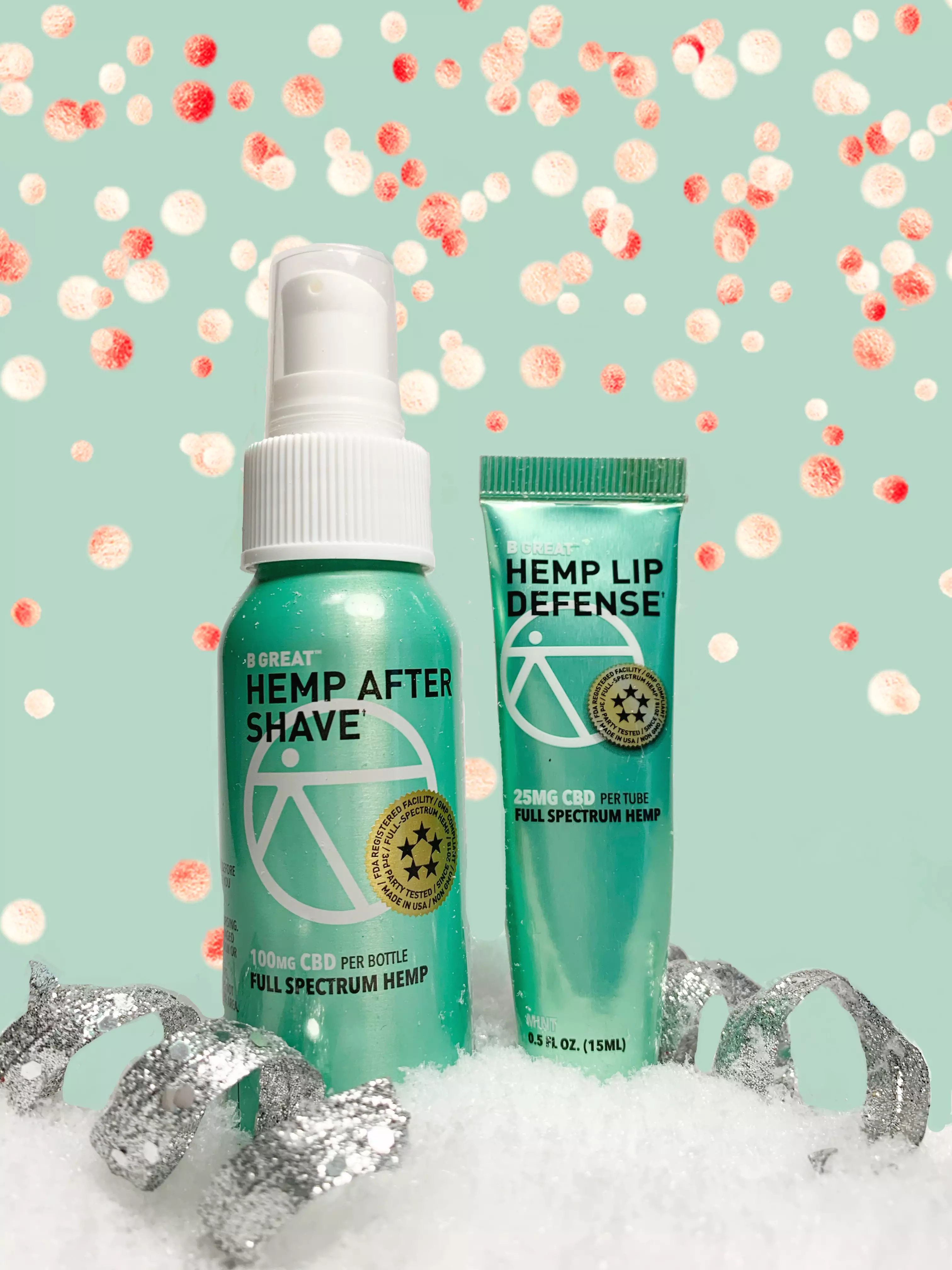 CBD söýüjileri üçin iň gowy sowgat - Soothe & Smooth Holiday Bundle (Hemp After Shave we Hemp Lip Defence bilen)