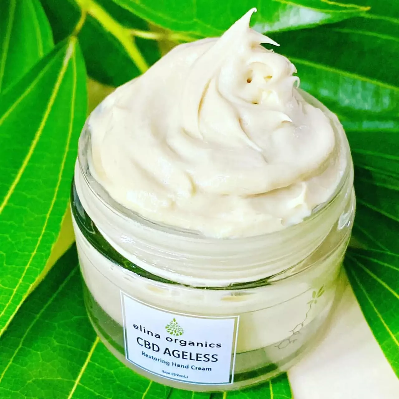 Elina Organics CBD Ageless Malikkeun Hand Cream