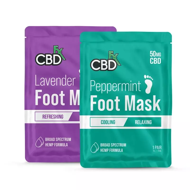 hadiah CBD terbaik - rendaman kaki CBDfx lavender & pudina