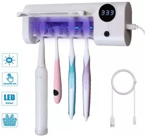 UV Toothbrush Sanitizer ของขวัญสำหรับ germaphobes