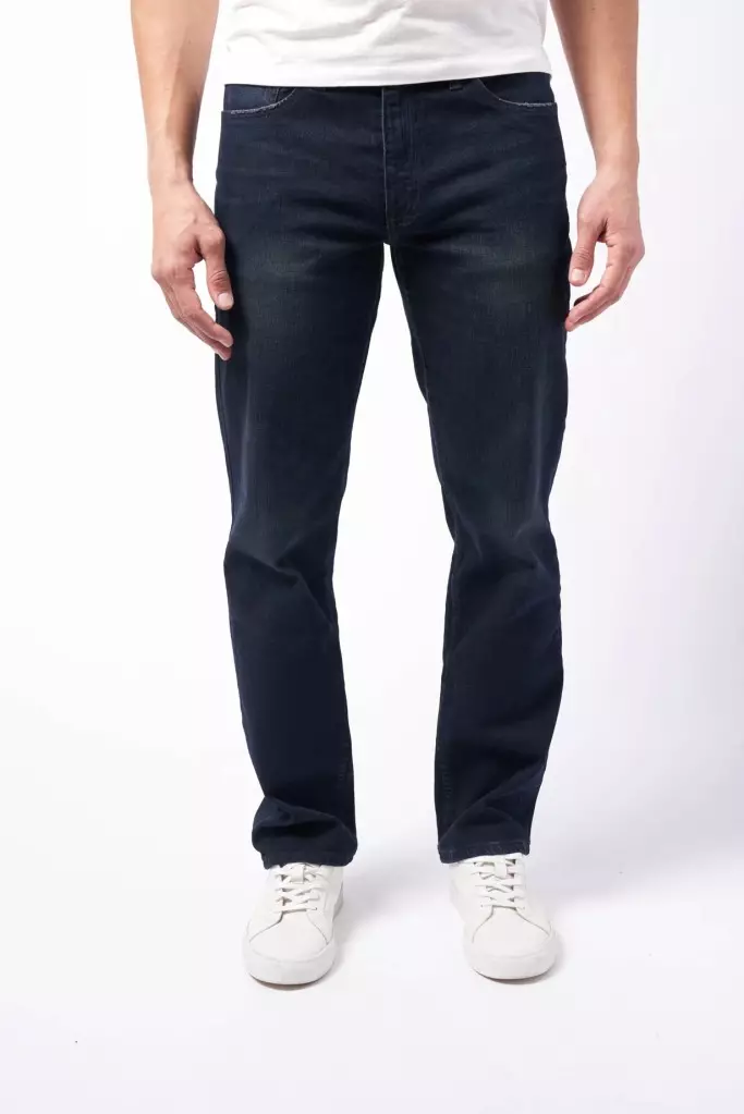 Iblis-kare dungarees madaidaiciya wando jeans