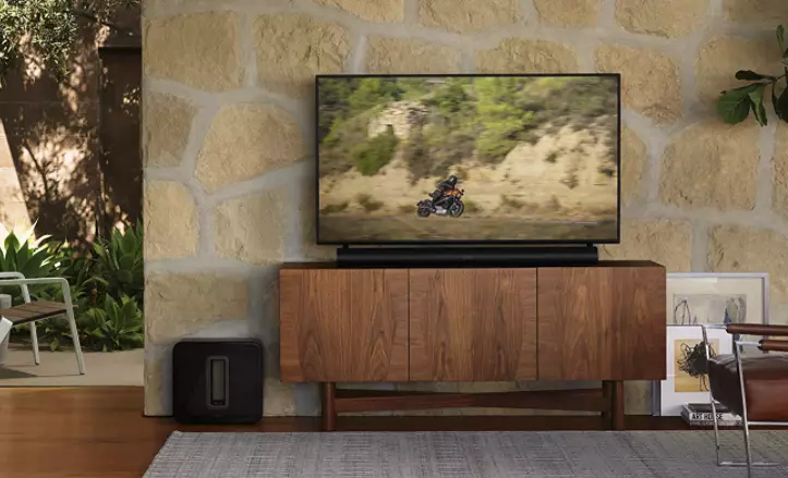 tv con produtos Sonos