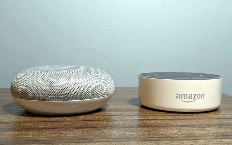 Google Home Mini e Amazon Echo