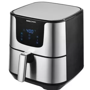 Air Fryer schwaarz Freideg Kalorik Digital STAINLESS Steel Air Fryer Pro XL