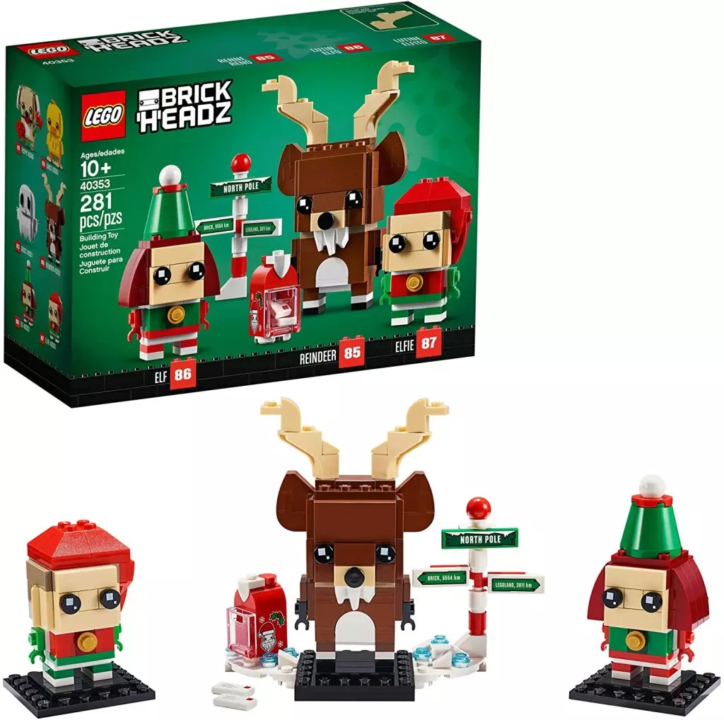 LEGO Brickheadz Reindeer, Elf ਅਤੇ Elfie