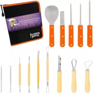 Halloween Haunters 14 Piece Professional Pumpkin Carving Tool Kit