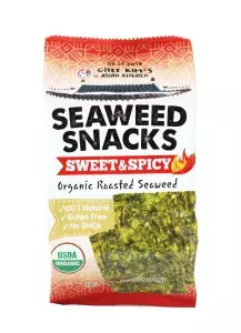 Chef Kim's Asian Kitchen Seaweed Snacks, Sweet & Spicy, Best Seaweed Snacks