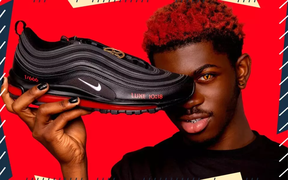 Sapatos Lil Nas X Satan