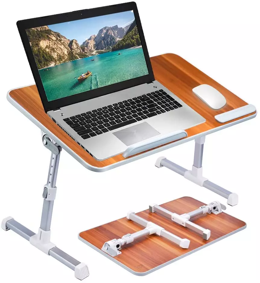 Avantree Neetto Qhov siab Adjustable Laptop Bed Desk