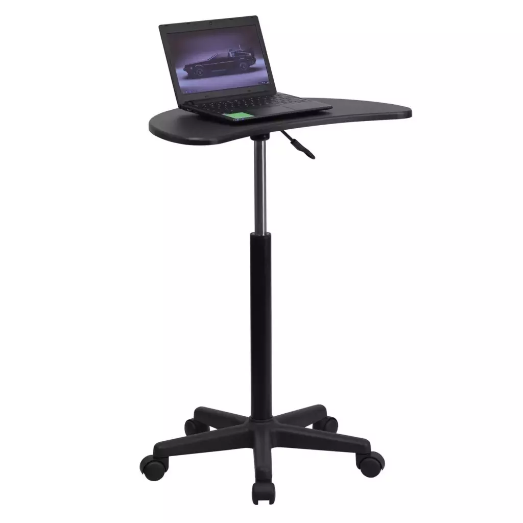 Flash-Möbel verstellbarer mobiler Laptop-Computer-Schreibtisch