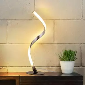 lâmpada de design espiral albrillo, melhor lâmpada de cabeceira
