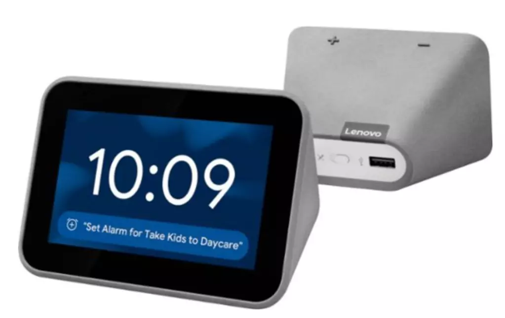 Lenovo Smart Clock jam alarm pinter