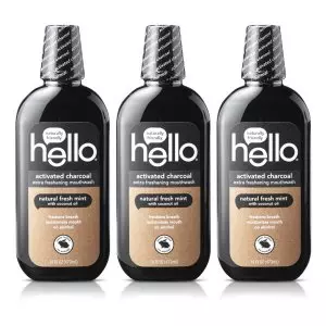 საუკეთესო mouthwash hello oral care charcoal