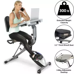 exerpeutic exerWork Scrivania completamente regolabile, attrezzature per esercizi da scrivania