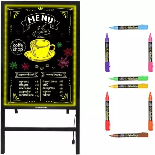 LED message writing board